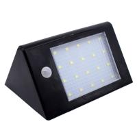 China Intelligent Light Control Outdoor 5W 650lm Die-Cast Aluminum All in One LED Solar Wall Light Solar Garden Light with PIR Sensor for sale