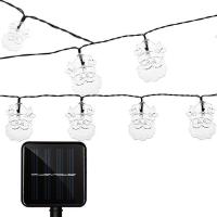 China IP44 20 LEDs Solar String Lights 8 Charging Time For Outdoor Santa Christmas Party for sale