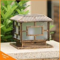 China Outdoor Light Solar Yard Bollard Light With 1.2W LED Light Source Pillar Lamp for sale