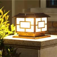 China Outdoor Light Solar Yard Bollard Light With 1.2W LED Light Source Pillar Lamp for sale
