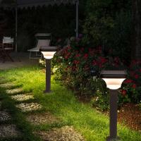China Waterproof Outdoor LED Solar Garden Light 6500K 3000K 4000K 1200 Lm/W 8W for sale