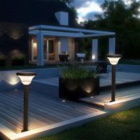 China Waterproof Outdoor LED Solar Garden Light 6500K 3000K 4000K 1200 Lm/W 8W for sale