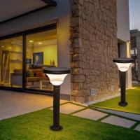 China Waterproof Outdoor LED Solar Garden Light 6500K 3000K 4000K 1200 Lm/W 8W for sale