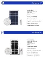 China Multiple Modern Round Interior LED Solar Ceiling Light IP65 For Home Office Use for sale