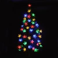 China IP65 Solar Powered LED String Lights For Christmas Tree Decoration Featuring In Peach Blossom for sale