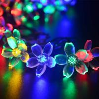 China Charming Solar Powered String Lights For Christmas Trees Outdoor Fences Decoration Illumination for sale