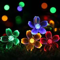 China Charming Solar Powered String Lights For Christmas Trees Outdoor Fences Decoration Illumination for sale