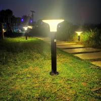 China Soft Glow Warm White LED Solar Lawn Light For Outdoor Garden Walkway Illumination for sale