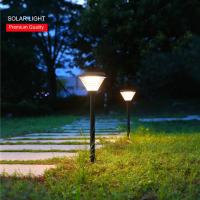 China Two Colors IP65 LED Solar Lawn Light For Outdoor Spaces Garden Automatic Illumination for sale