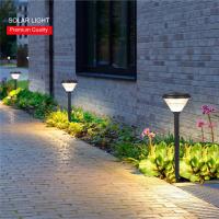 China Two Colors IP65 LED Solar Lawn Light For Outdoor Spaces Garden Automatic Illumination for sale