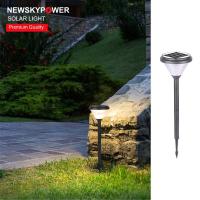 China Two Colors IP65 LED Solar Lawn Light For Outdoor Spaces Garden Automatic Illumination for sale