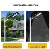 China Smart Integrated LED Solar Street Light With IP65 Intelligent Light Control Radar Motion Sensor for sale