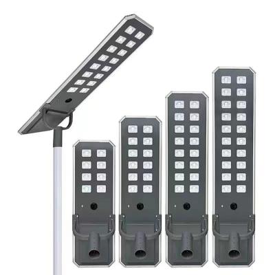 China Smart All In One LED Solar Street Light With Dusk To Dawn PIR Sensor For Rural Roads for sale
