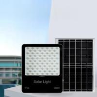 China LED Solar Flood Light With Dual Motion Sensor And 15m Range For Outdoor Lighting for sale