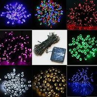 China Christmas Tree Bright String Solar Lights For Holiday Decoration Festival Celebration for sale