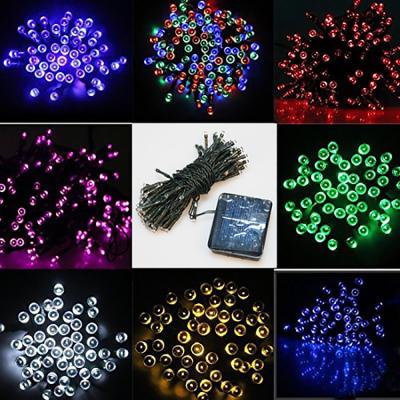 China Christmas Tree Bright String Solar Lights For Holiday Decoration Festival Celebration for sale