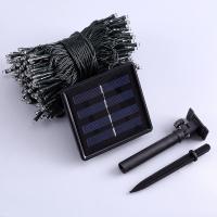 China Garden 200 LED Colored Solar String Lights With High Lumen Illumination For Christmas Decor for sale