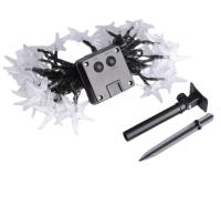 China Solar String Lights with 500-1200 Lumens Memory Function and No Wiring Installation for Festive Displays for sale