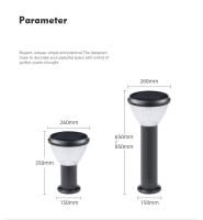 China Professional Grade Solar Lawn Light With 5-7 Hours Charging And 10-14 Hours Service Duration for sale