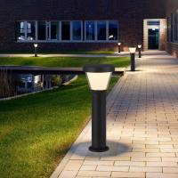 China Solar Powered Lawn Lights IP65 Weatherproof Pebble Design Garden Perimeter Lamp for sale