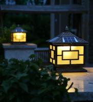 China Smart Solar Pillar Lights Integrating Traditional Aesthetics With Modern Technology for sale