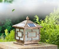 China Smart Solar Pillar Lights Integrating Traditional Aesthetics With Modern Technology for sale