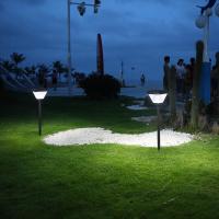China Vintage Candle Style Solar Street Lamps For Garden Anti Rust Poolside Accent Light for sale