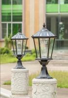 China Premium LED Pillar Solar Lamp With Auto Control For Outdoor Illumination for sale