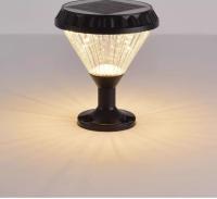 China Waterproof IP65 Energy Saving Solar Pillar Lights For Garden Walkway for sale