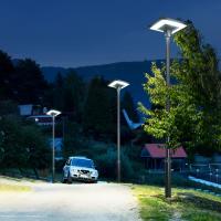 China 6000K 3000K LED Solar Garden Light With Remote Control For Patio Lawn Lighting for sale