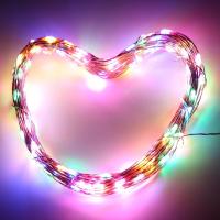 China Flexible solar copper wire lights with IP65 rating Perfect for street and yard decoration for sale