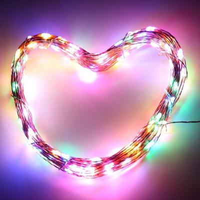 China Flexible solar copper wire lights with IP65 rating Perfect for street and yard decoration for sale
