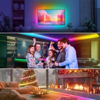 China Warm White Smart Solar String Light With 16 Million Colors For Outdoor Scenarios for sale