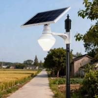 China Waterproof Split LED Solar Street Lamp With Apple Shaped For Outdoor Parks for sale