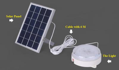 China IP65 3 Control Modes Solar Powered Ceiling Lights For Indoor And Outdoor Use for sale