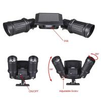 China High-performance dual-head solar security with Smart Motion-Activated for sale