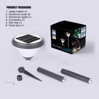 China 6-10W Contemporary Solar Garden Light For Outdoor Lighting 2835 LEDs 3000K for sale