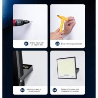 China LED Solar Flood Light IP65 High-Efficiency For Garden for sale