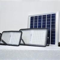 China LED Solar Flood Light With Adjustable Brightness Powerful Curved Garden Lighting for sale