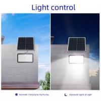 China LED Solar Flood Light With Adjustable Brightness Powerful Curved Garden Lighting for sale