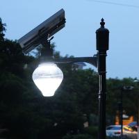 China LED Apple Street Decorative Split Solar Street Light For Outdoor Garden Park for sale