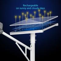China Height Split LED Solar Street Light Compact Panel For Garden Landscapes for sale