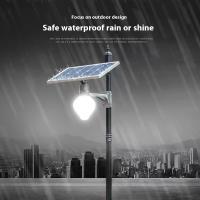China Waterproof Split LED Solar Street Lamp With Apple Shaped For Outdoor Parks for sale