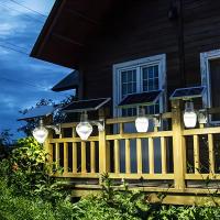 China Waterproof Split LED Solar Street Lamp With Apple Shaped For Outdoor Parks for sale