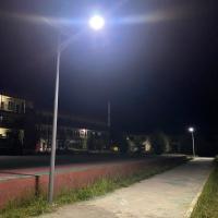 China Smart All In One LED Solar Street Light With Dusk To Dawn PIR Sensor For Rural Roads for sale