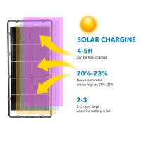 China LED Solar Street Light With Fast Charging 8000mAh Battery for Village Squares for sale