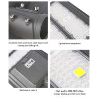 China LED Solar Street Light With Smart Light Control High Lumen for School Campuses for sale