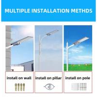China LED Solar Street Light With Easy Installation Low Maintenance for Roadside Parking Lots for sale