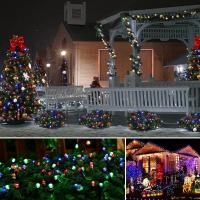 China LED Solar String Light With Warm White 100LED for Christmas Tree Decor for sale
