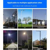China LED Solar Street Light With Automatic Self-Cleaning High Lumens IP65 Waterproof for Rural Road for sale